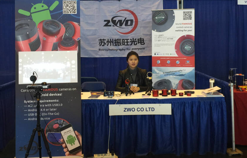 ZWO showed new features at exhibitions floor NEAIC & NEAF 2017 ...