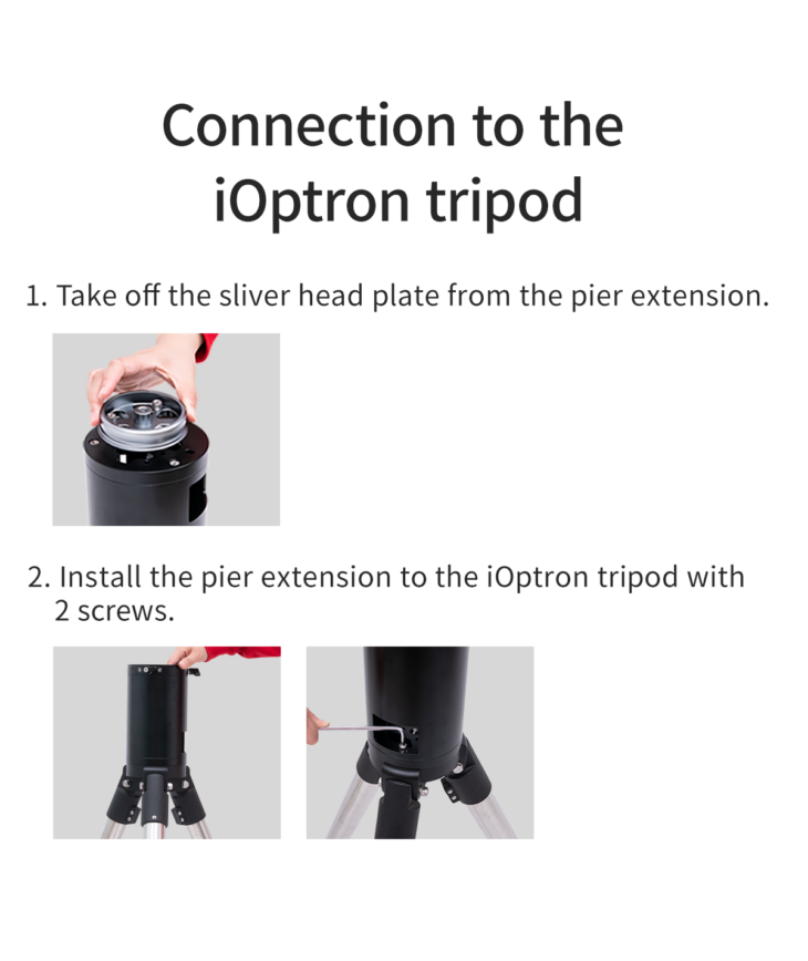 Pier Extension for Mount - Discovery Astrophotography with ZWO ASTRO