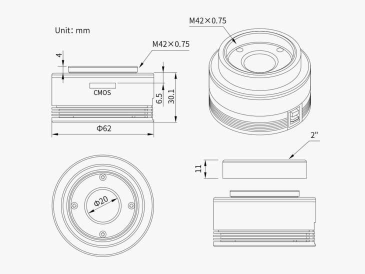 ASI174MM (mono) - ZWO Official Store | Make Astrophotography Easy and Fun