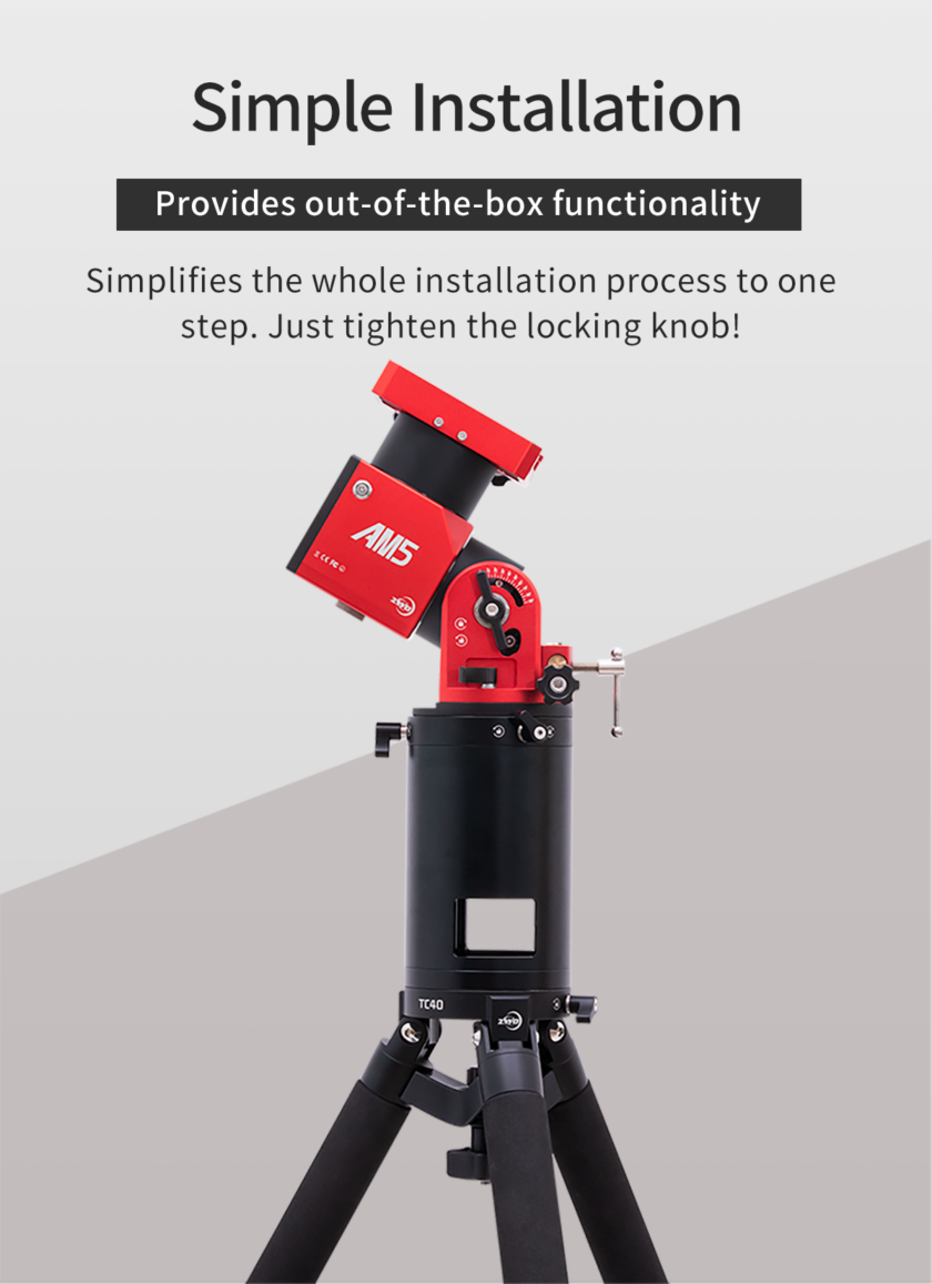 Pier Extension for Mount - Discovery Astrophotography with ZWO ASTRO