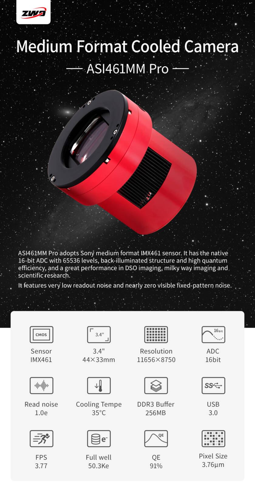 ASI461MM Pro - Discovery Astrophotography with ZWO ASTRO