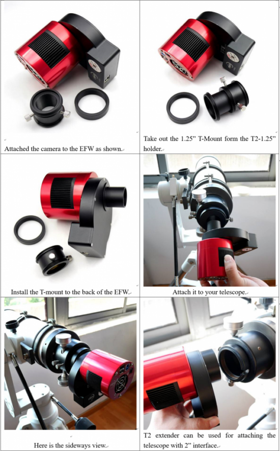 EFW 7x36mm / EFW 8 x 1.25″(31mm) / EFW Mini - Discovery Astrophotography with ZWO ASTRO