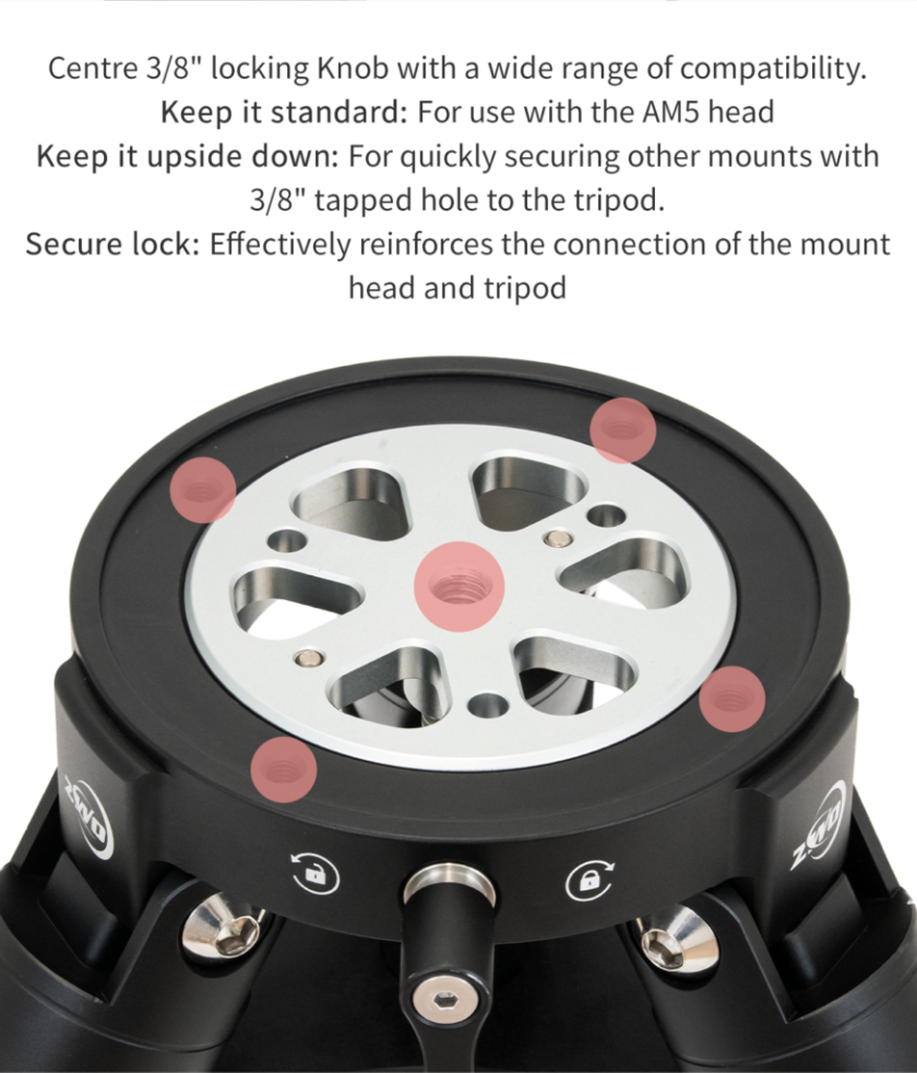 TC40 Carbon Fiber Tripod - Discovery Astrophotography with ZWO ASTRO