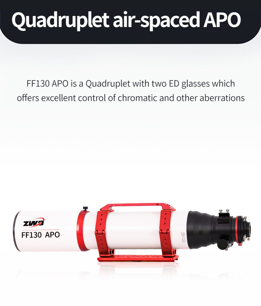 FF130-APO Astronomical Telescope - Discovery Astrophotography with ZWO ...