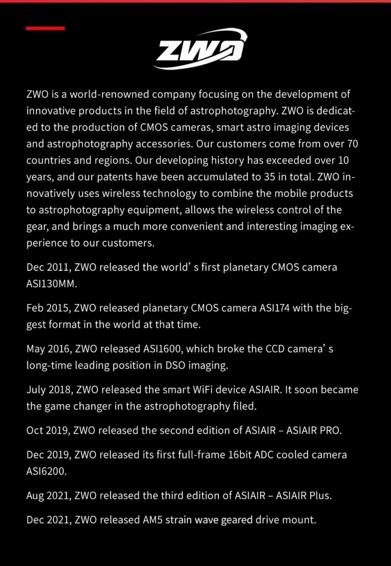 FF130-APO Astronomical Telescope - Discovery Astrophotography with ZWO ...