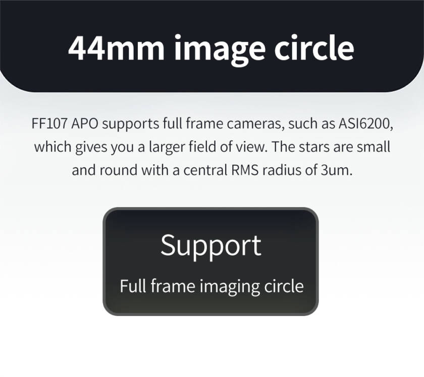 FF107-APO Astronomical Telescope - Discovery Astrophotography with ZWO ...