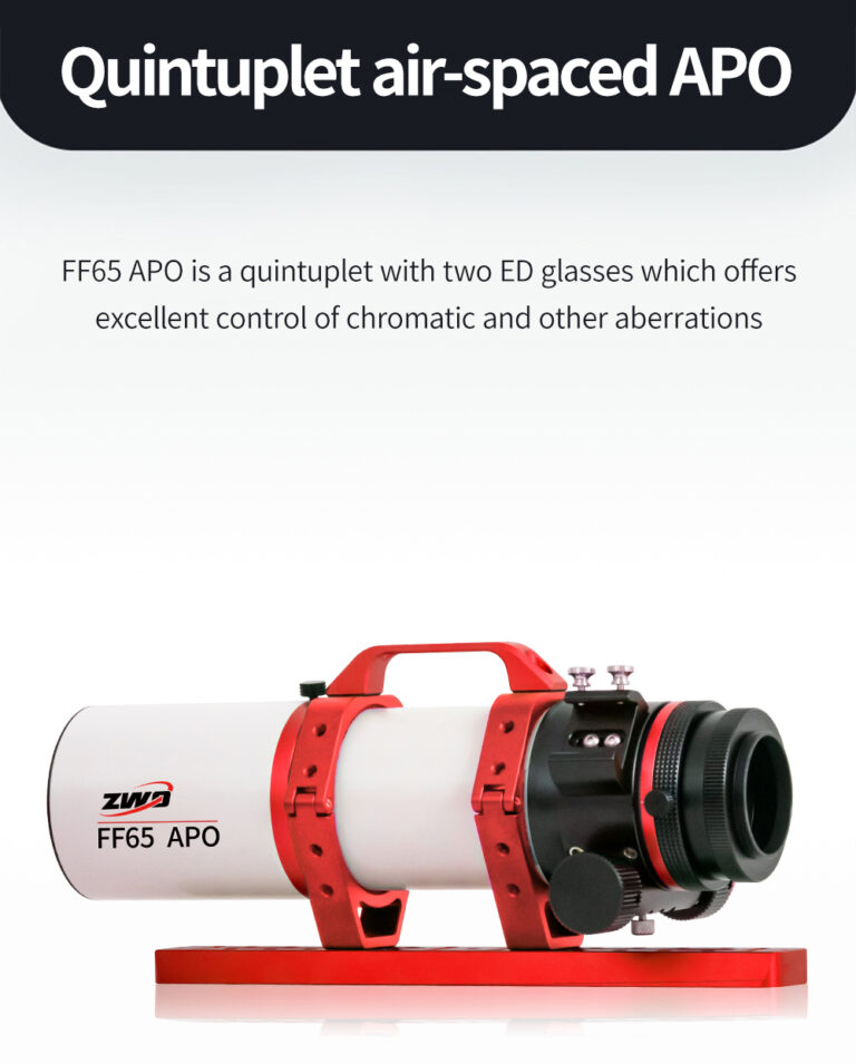 FF65-APO Astronomical Telescope - Discovery Astrophotography with ZWO ASTRO