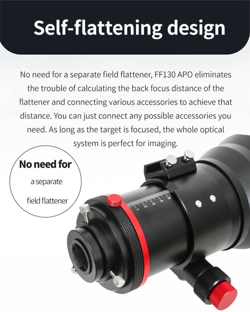 FF130-APO Astronomical Telescope - Discovery Astrophotography with ZWO ...