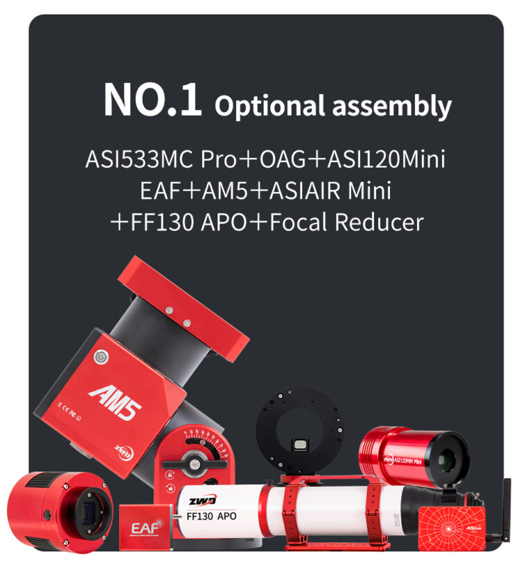 FF130-APO Astronomical Telescope - Discovery Astrophotography with ZWO ...