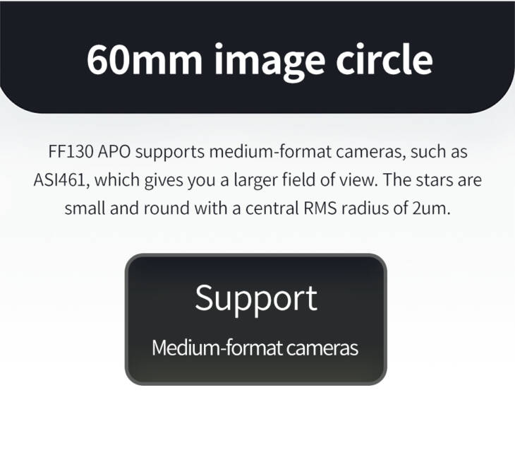 FF130-APO Astronomical Telescope - Discovery Astrophotography with ZWO ...