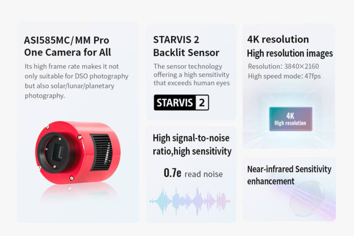 ASI585MC/MM Pro - ZWO Official Store | Make Astrophotography Easy and Fun
