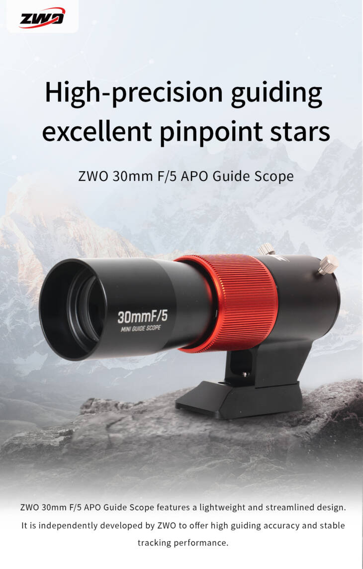 30F5 Mini Guide Scope - Discovery Astrophotography with ZWO ASTRO
