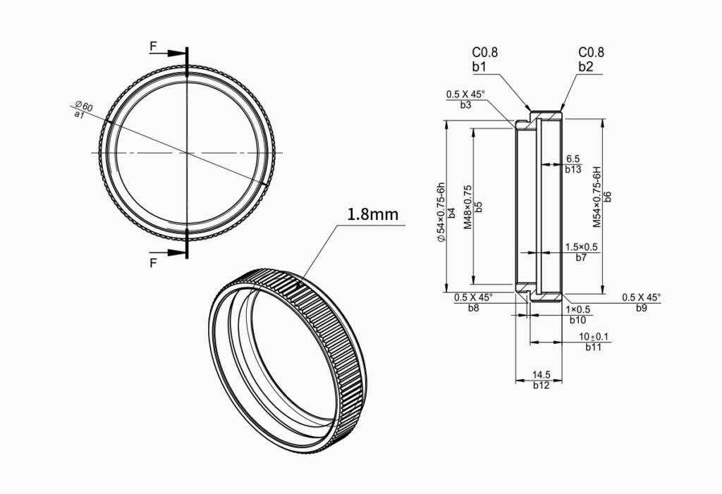 M54-M54-7.5/M54-M54-10 Adapter - Discovery Astrophotography with ZWO ASTRO