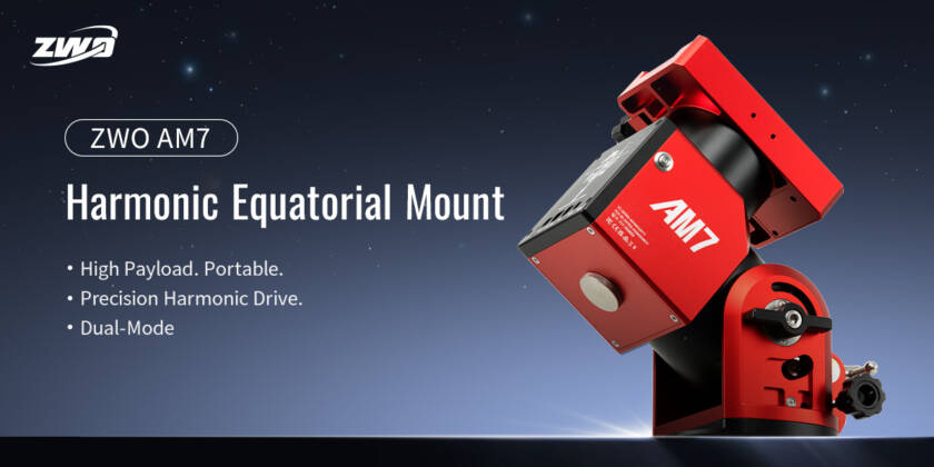 New AM7 Harmonic Equatorial Mount - Discovery Astrophotography with ZWO ...